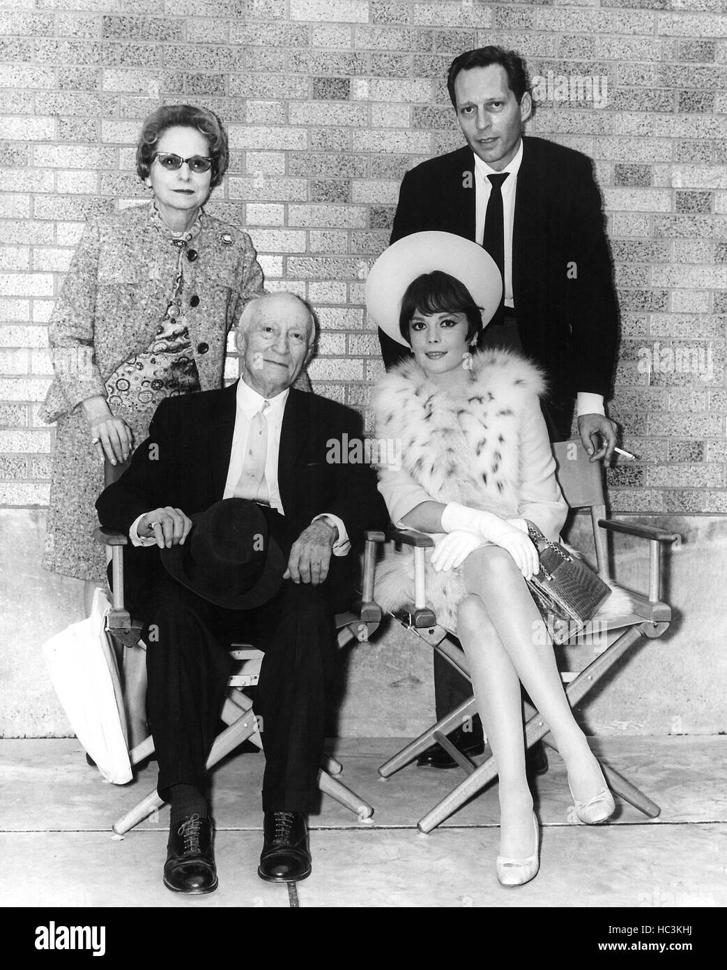 PENELOPE, (Front L-R), Adolph Zukor, (at age 93), Natalie Wood, (Back ...