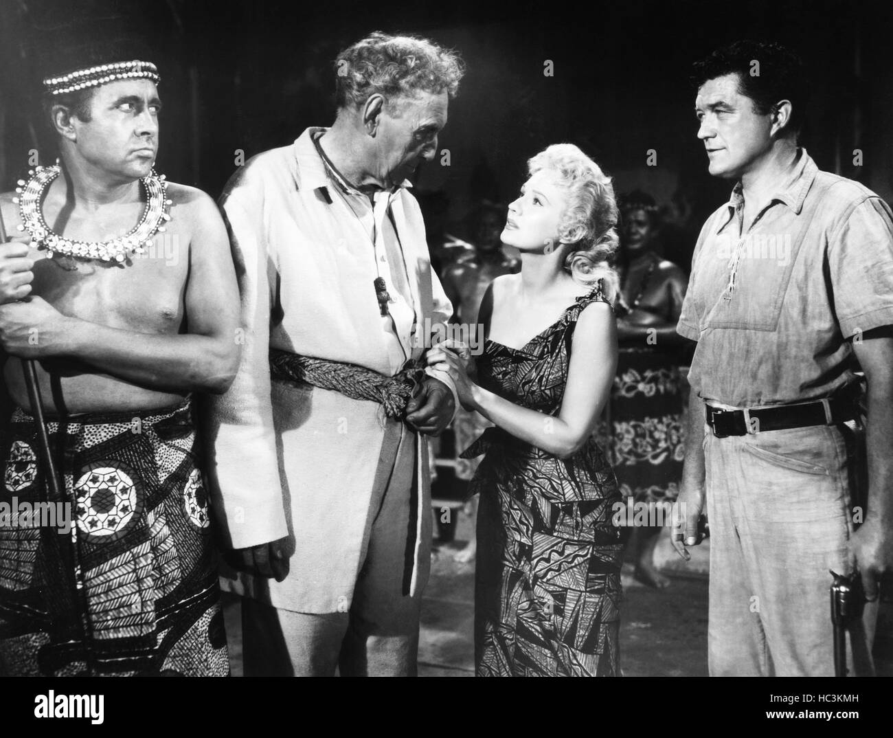 PEARL OF THE SOUTH PACIFIC, from left: Murvyn Vye, Basil Ruysdael ...