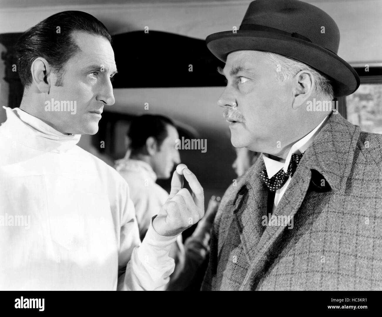 THE PEARL OF DEATH, Basil Rathbone, Nigel Bruce, 1944 Stock Photo - Alamy