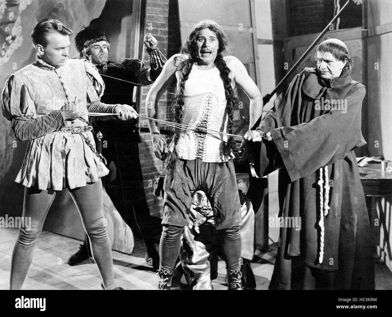 THE PERILS OF PAULINE, John Lund (left), Billy De Wolfe (center), 1947 ...