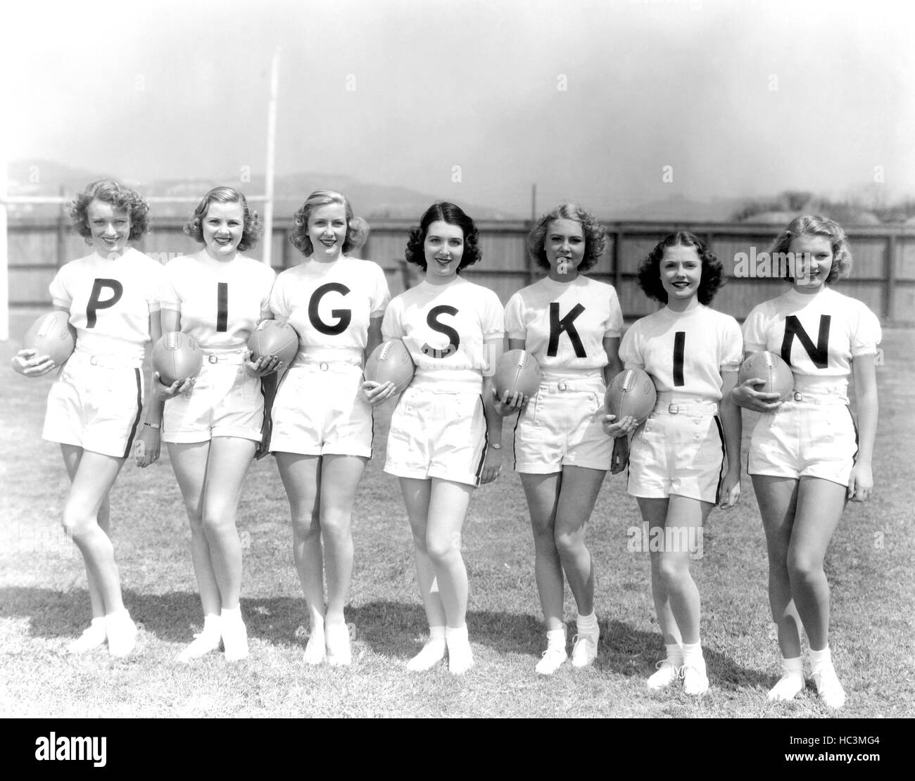 PIGSKIN PARADE, from left, Dorothy Dearing, Esther Brodelet, Helen ...