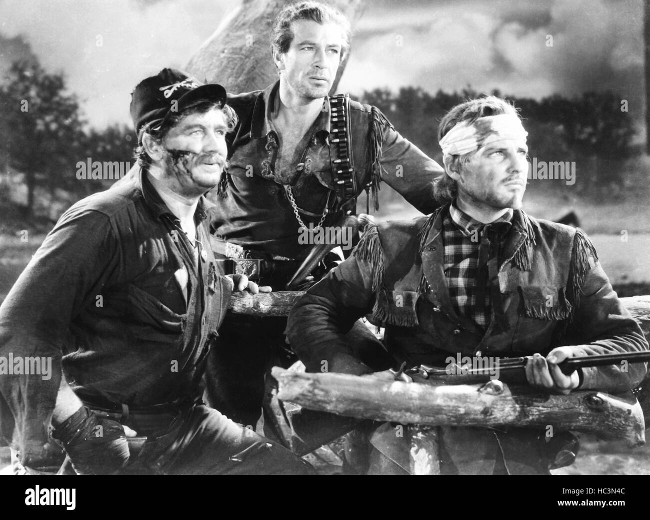 THE PLAINSMAN, from left: Pat Moriarity, Gary Cooper, James Ellison ...