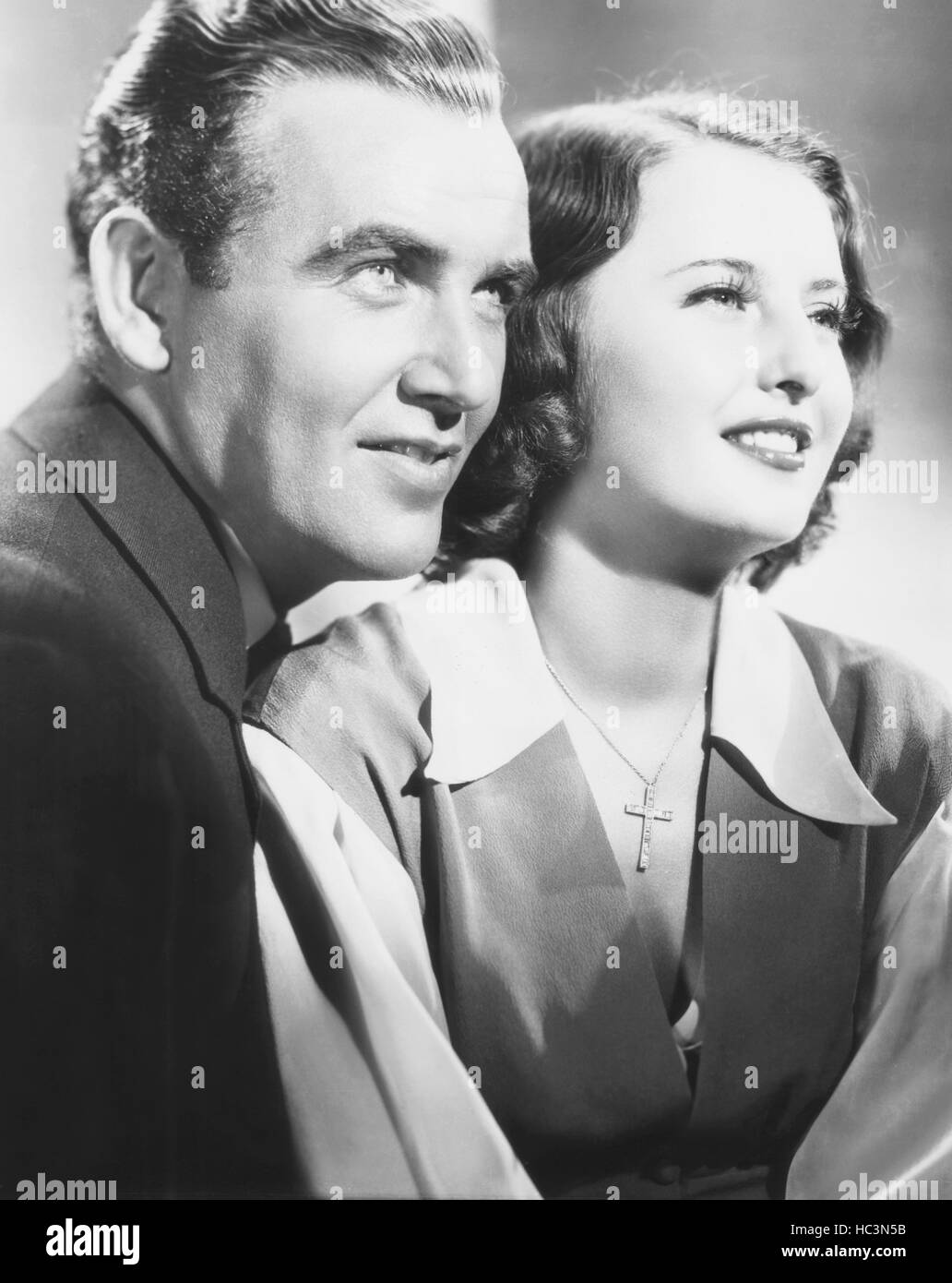 THE PLOUGH AND THE STARS, from left: Preston Foster, Barbara Stanwyck ...