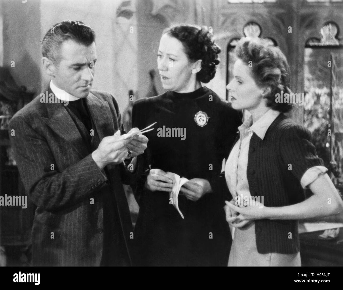 POISON PEN, from left: Reginald Tate, Flora Robson, Ann Todd, 1939 ...