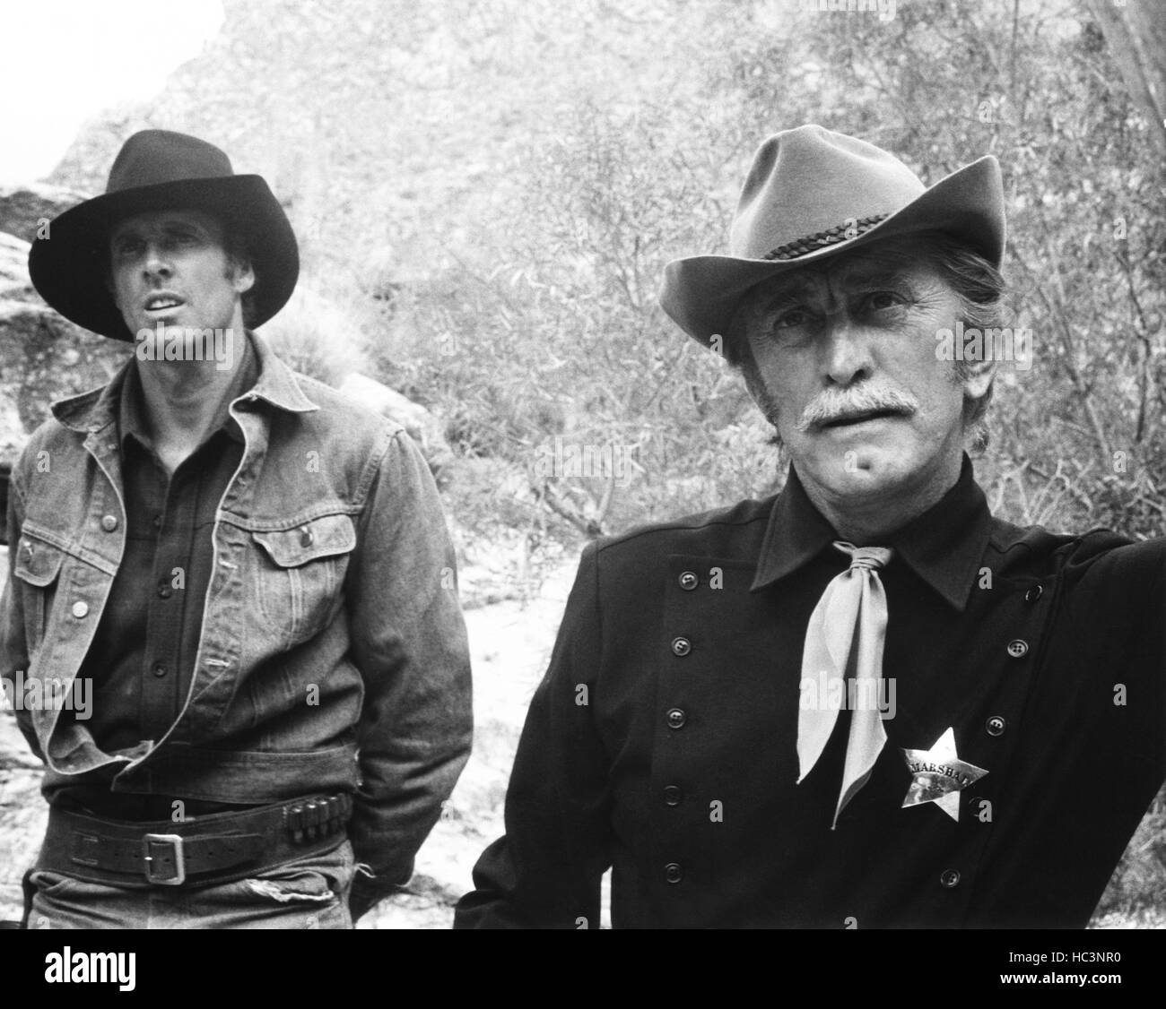 POSSE, from left, Bruce Dern, Kirk Douglas, 1975 Stock Photo - Alamy
