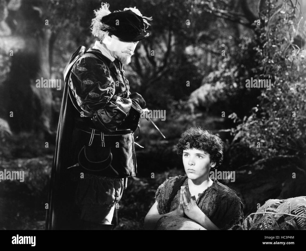 THE PRINCE AND THE PAUPER, from left: Alan Hale, Billy Mauch, 1937 ...