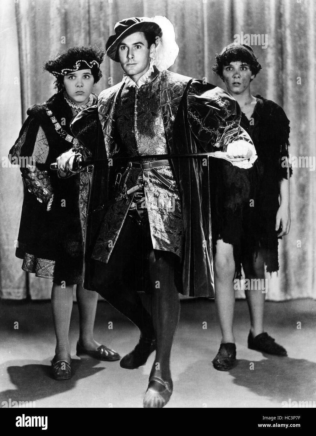 THE PRINCE AND THE PAUPER, Errol, Billy and Bobby Mauch, 1937 Stock ...