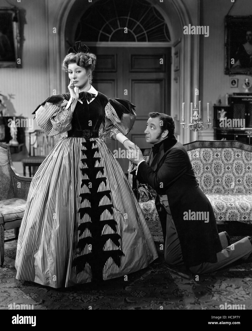 PRIDE AND PREJUDICE, Greer Garson, Melville Cooper, 1940 Stock Photo ...