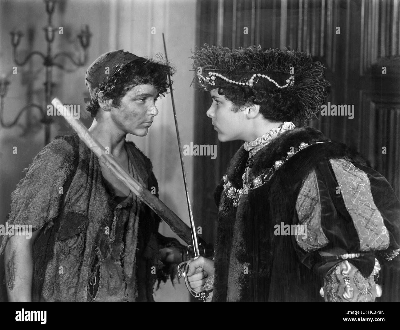 THE PRINCE AND THE PAUPER, Billy Mauch, Bobby Mauch, 1937 Stock Photo ...