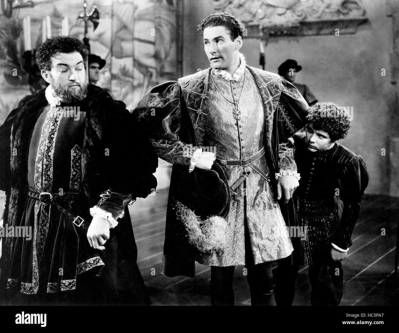 THE PRINCE AND THE PAUPER, from left, Claude Rains, Errol Flynn, Bobby ...