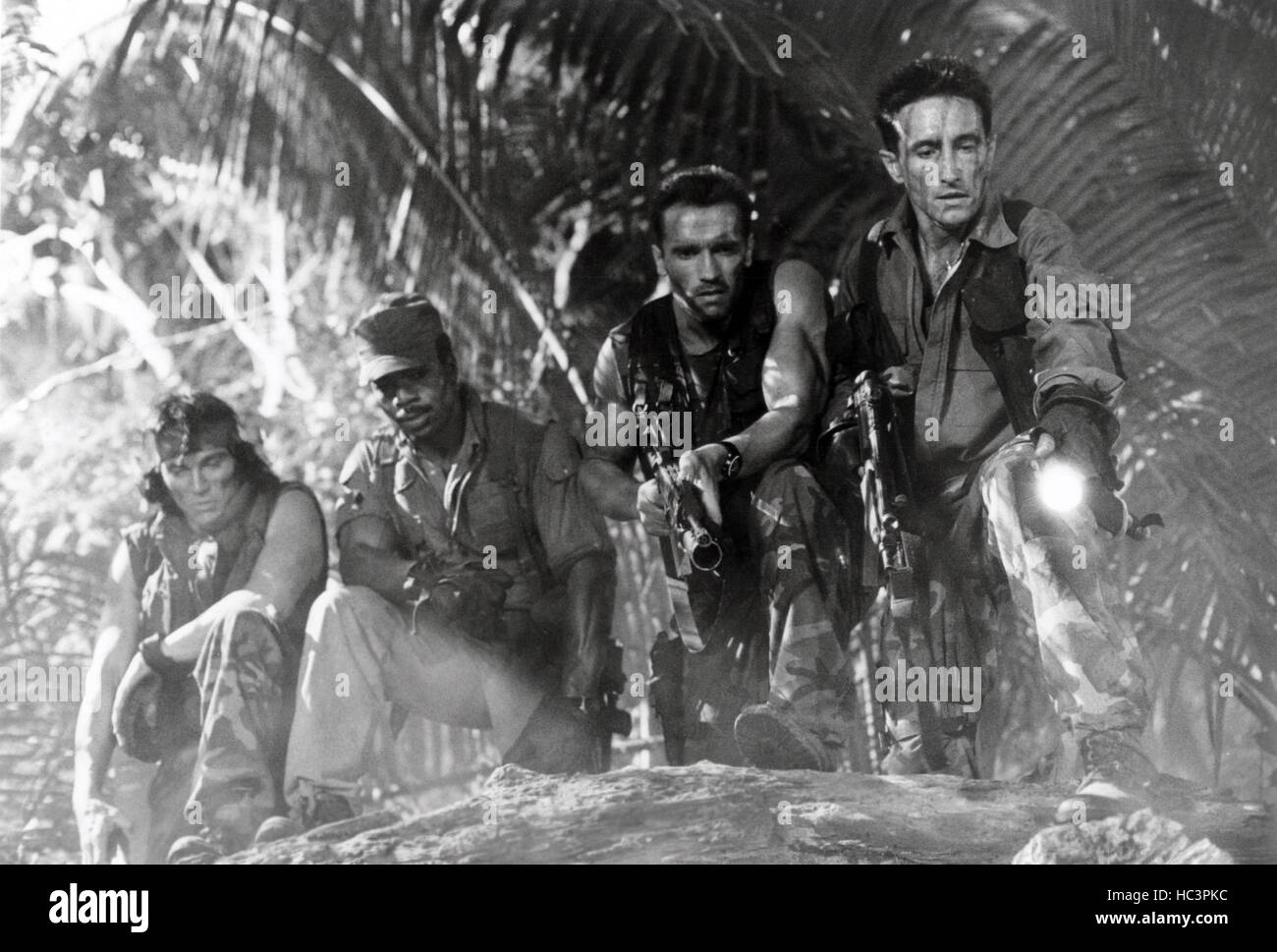 PREDATOR, Sonny Landham, Carl Weathers, Arnold Schwarzenegger, Richard ...
