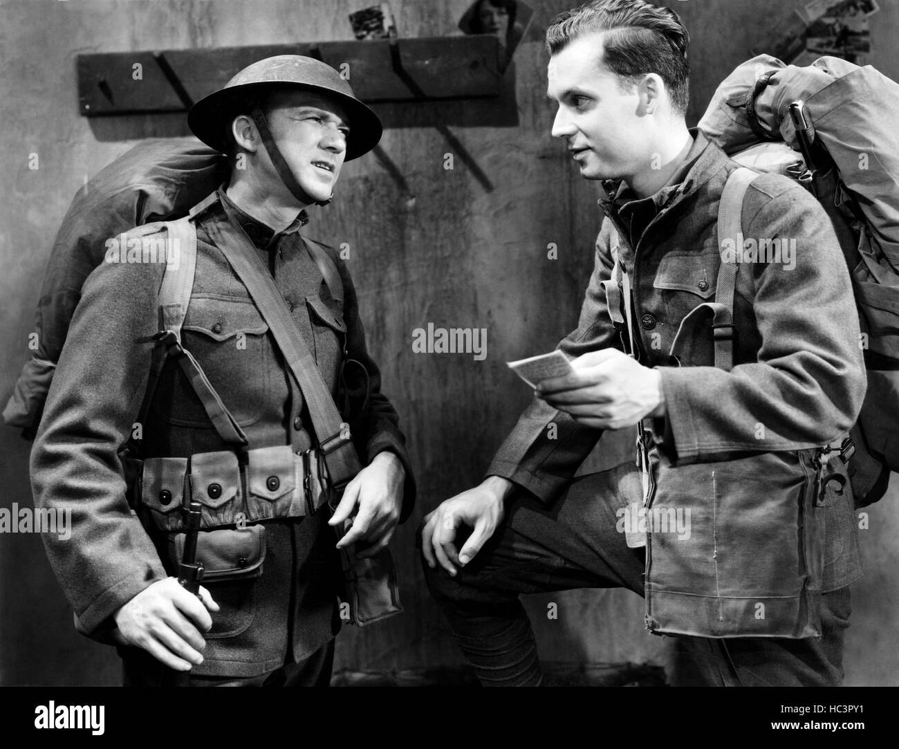 PRIVATE JONES, from left, Lee Tracy, Russell Gleason, 1933 Stock Photo ...