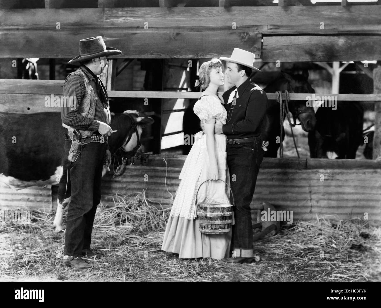 PRAIRIE LAW, from left: Slim Whitaker, Virginia Vale, George O'Brien ...