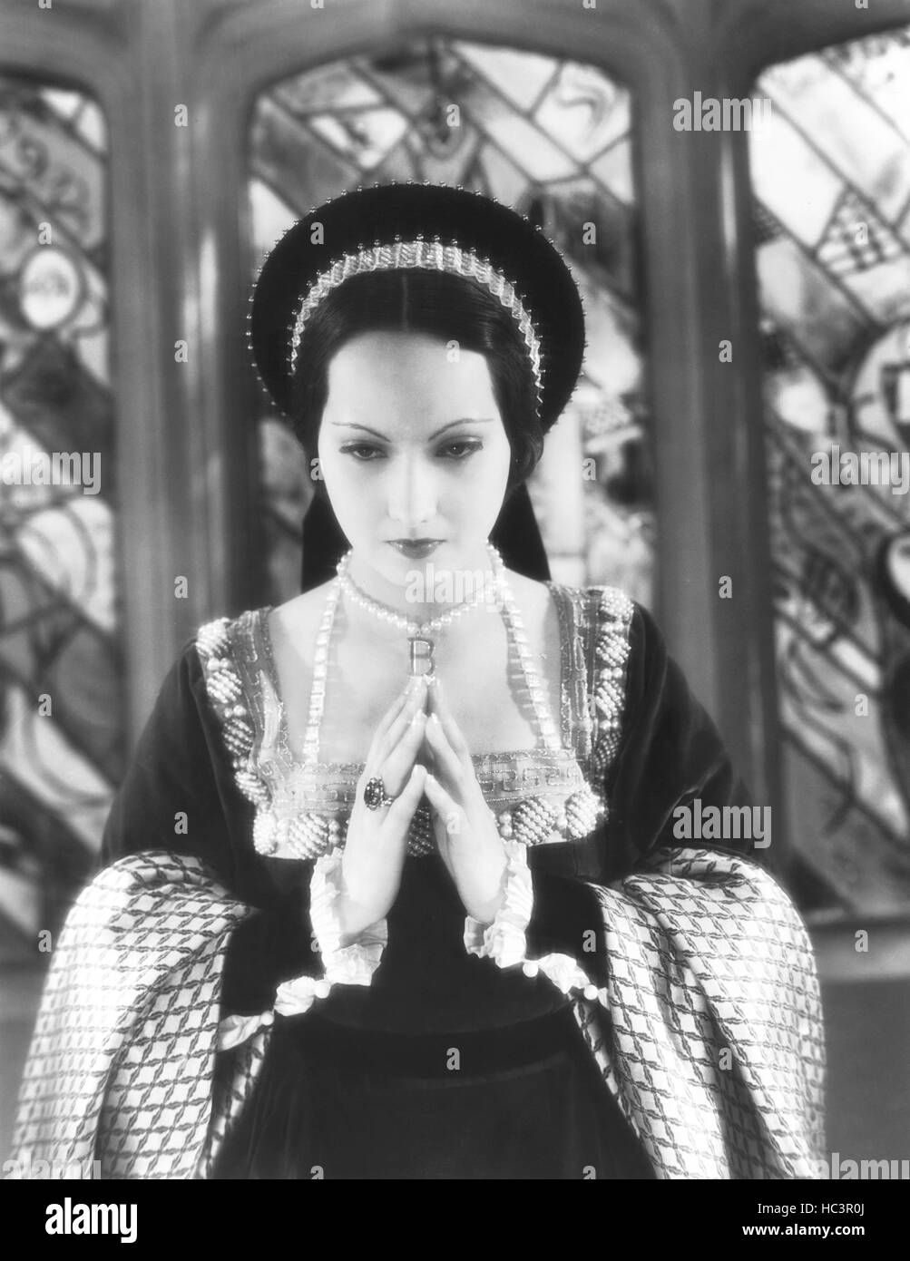 THE PRIVATE LIFE OF HENRY VIII, Merle Oberon as Anne Boleyn, 1933 Stock ...