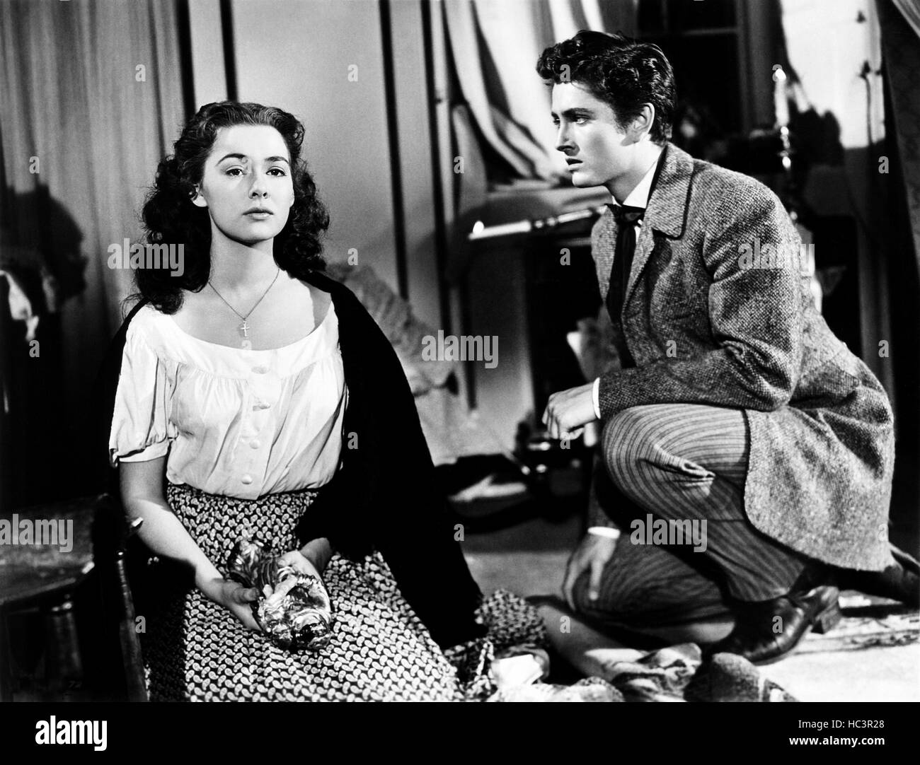 QUEBEC, from left, Barbara Rush, John Barrymore, Jr., (aka John Drew ...