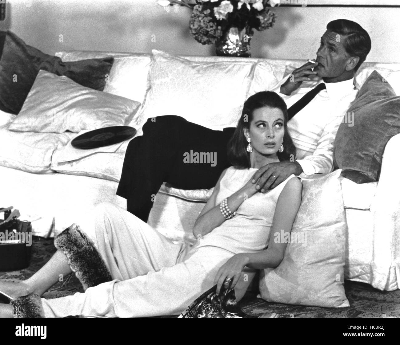 THE QUEENS, (aka LE FATE), Capucine, Anthony Steel, 1966 Stock Photo ...