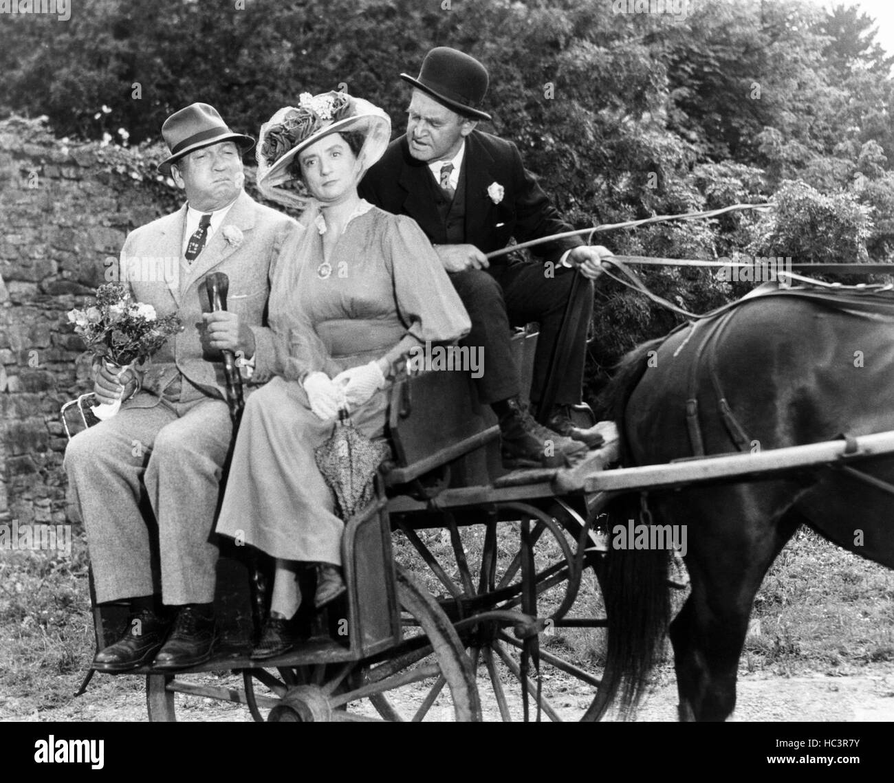 THE QUIET MAN, from left, Victor McLaglen, Mildred Natwick, Barry ...