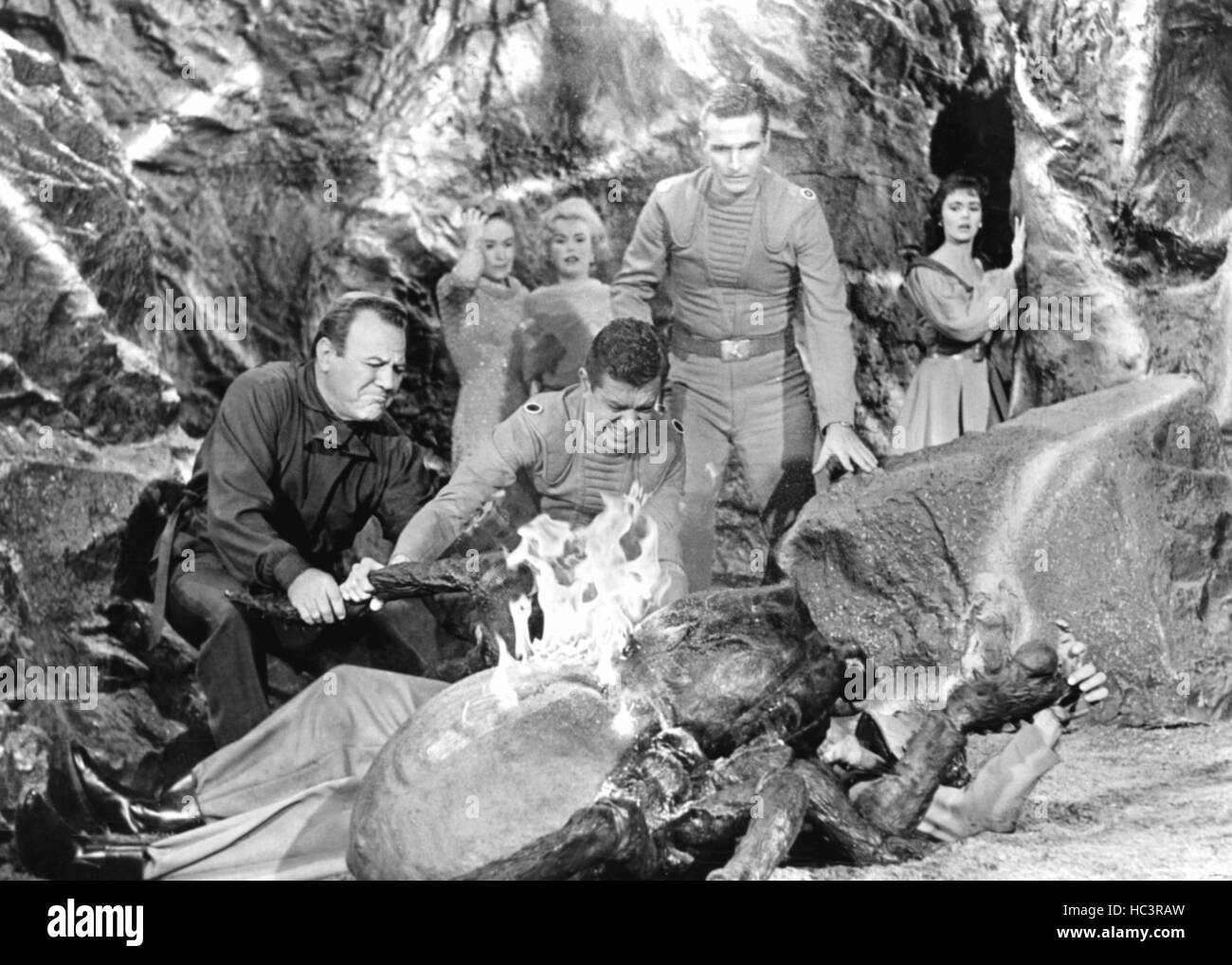 QUEEN OF OUTER SPACE, Paul Birch, Patrick Waltz, Lisa Davis, Zsa Zsa ...