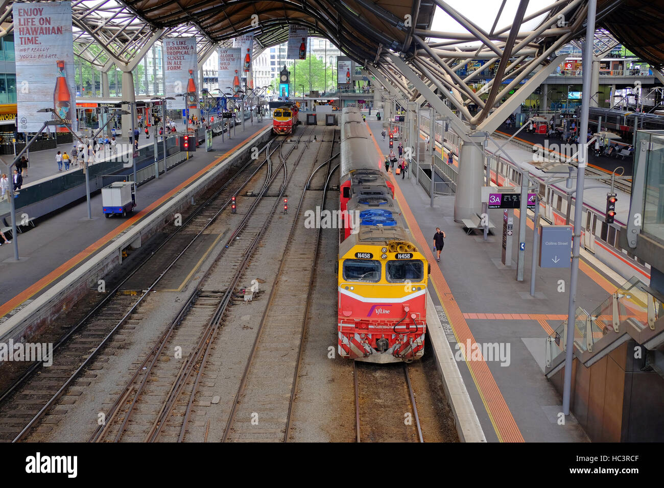 Southern Cross Railway Station, Melbourne ,Victoria,Australia Stock ...