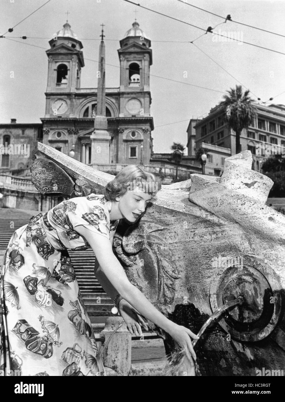 QUO VADIS, Deborah Kerr, on location in Rome, 1951 Stock Photo - Alamy