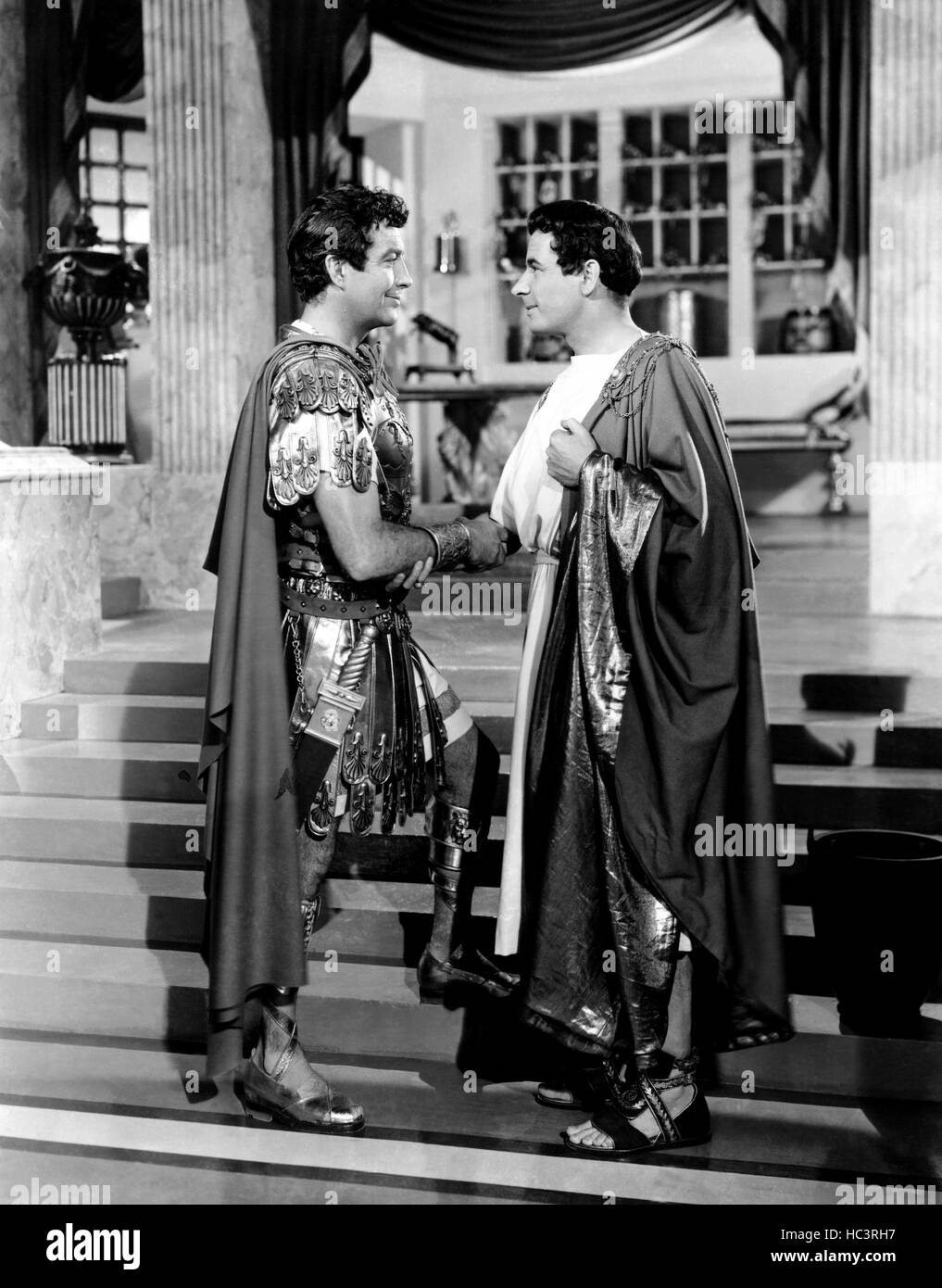QUO VADIS, from left, Robert Taylor, Leo Genn, 1951 Stock Photo - Alamy
