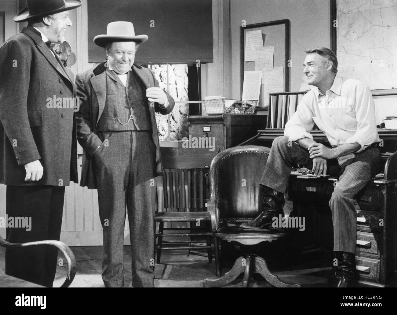 RAGE AT DAWN, Howard Petrie, Edgar Buchanan, Randolph Scott, 1955 Stock ...