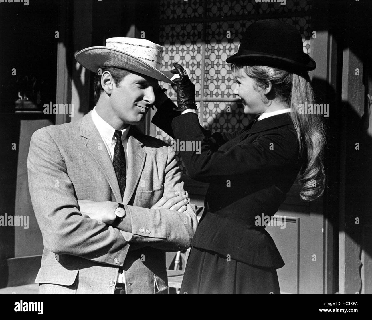 Russell Edward Alquist Jr., Juliet Mills on the set of RARE BREED, 1966 ...