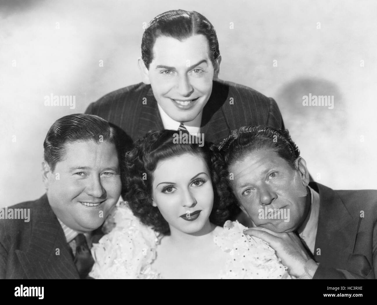 RADIO CITY REVELS, Milton Berle (top), Jack Oakie, Ann Miller, Bob ...
