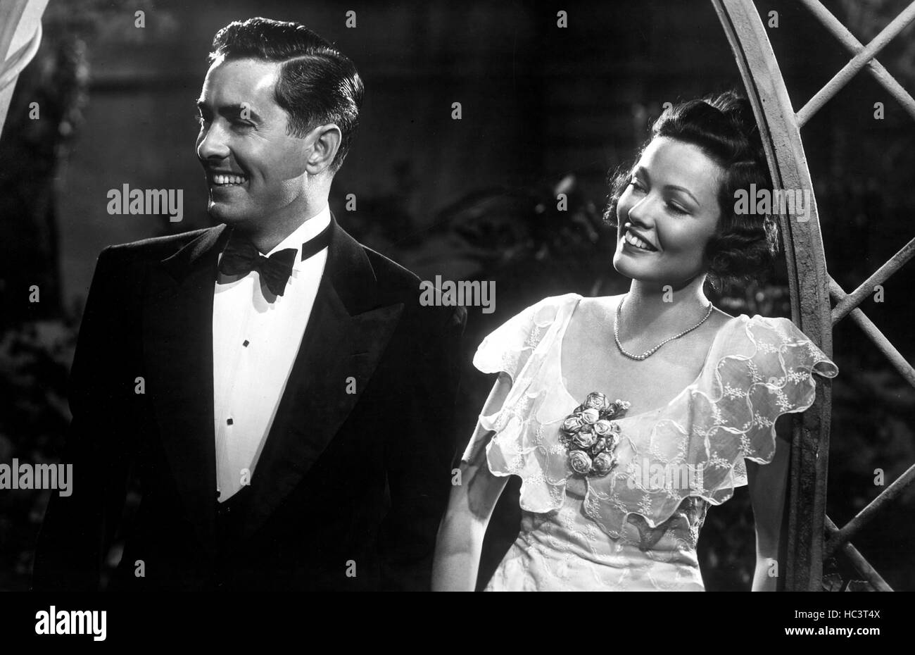 THE RAZOR'S EDGE, Tyrone Power, Gene Tierney (wearing a costume ...