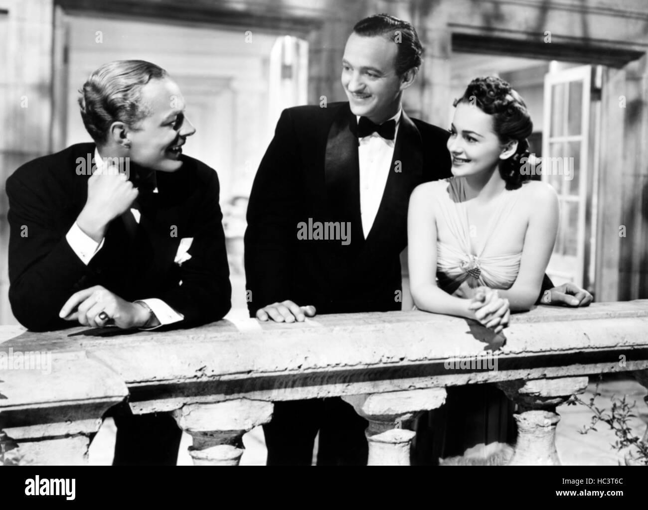 RAFFLES, from left, Douglas Walton, David Niven, Olivia De Havilland ...