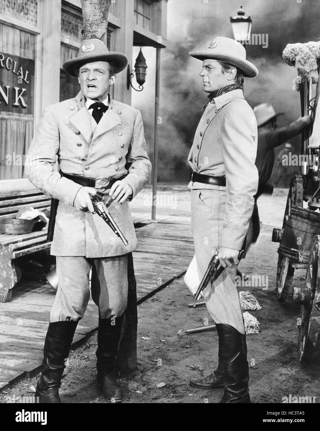 THE RAID, from left: Van Heflin, Peter Graves, 1954, TM & Copyright © 20th Century Fox Film Corp ...