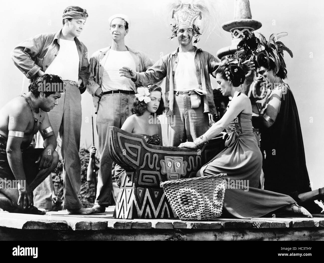 RAINBOW ISLAND, standing from left: Barry Sullivan, gil Lamb, Eddie ...