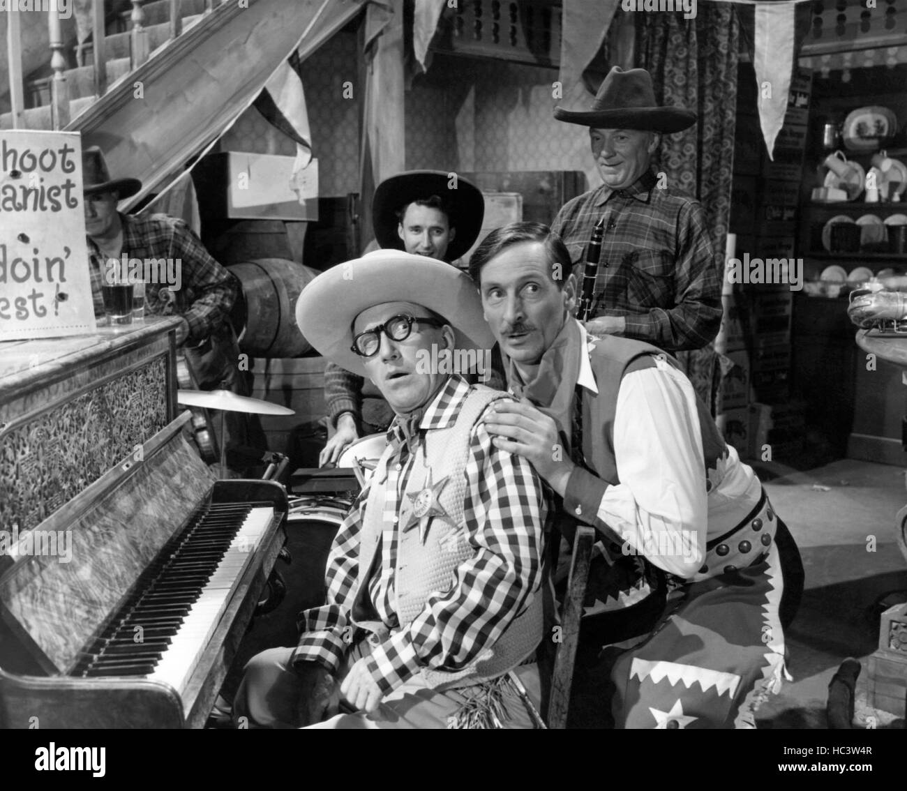 RAMSBOTTOM RIDES AGAIN, Arthur Askey, Glenn Melvyn, 1956 Stock Photo ...