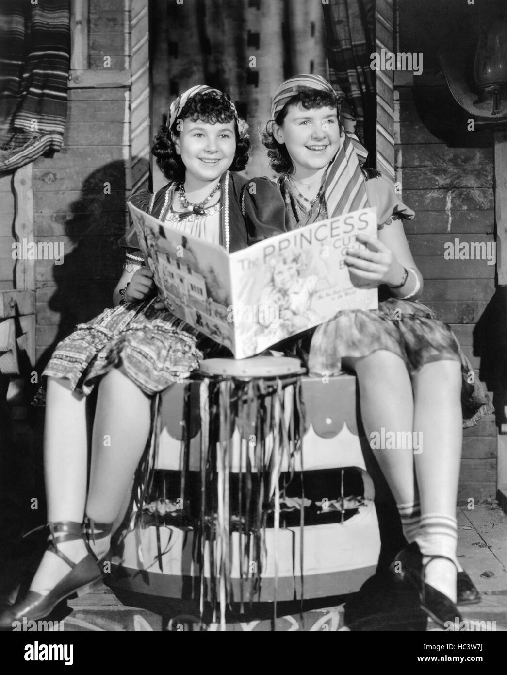RASCALS, Jane Withers, left, and her stand-in, Kay Connor, rad about ...