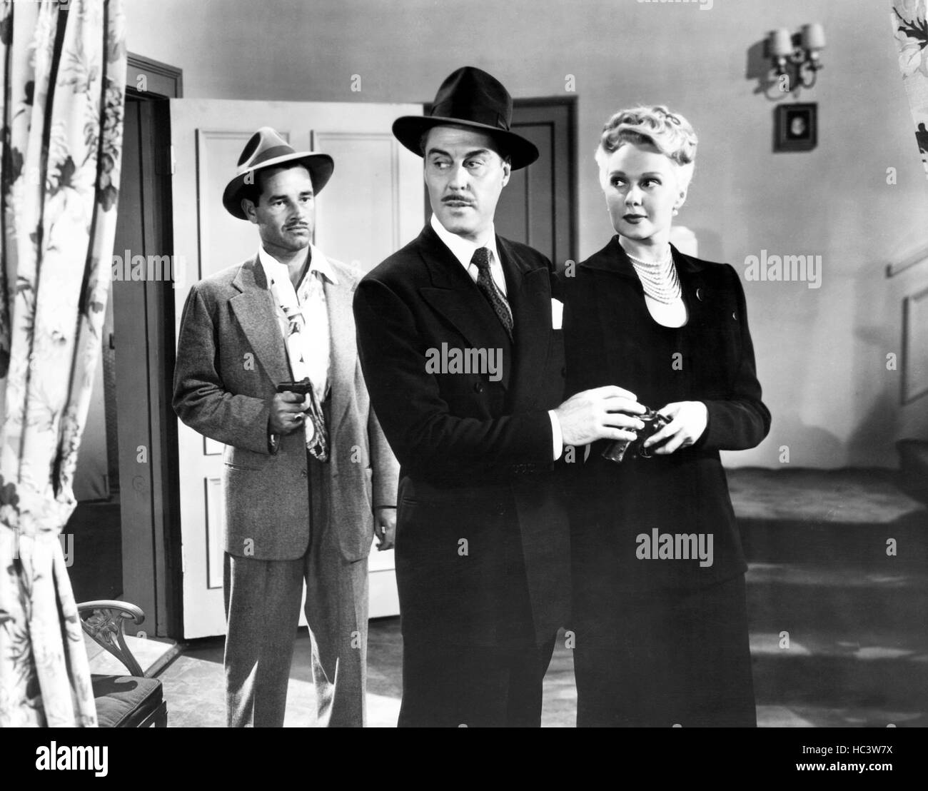 RADAR SECRET SERVICE, from left, Tom Neal, John Howard, Adele Jergens ...