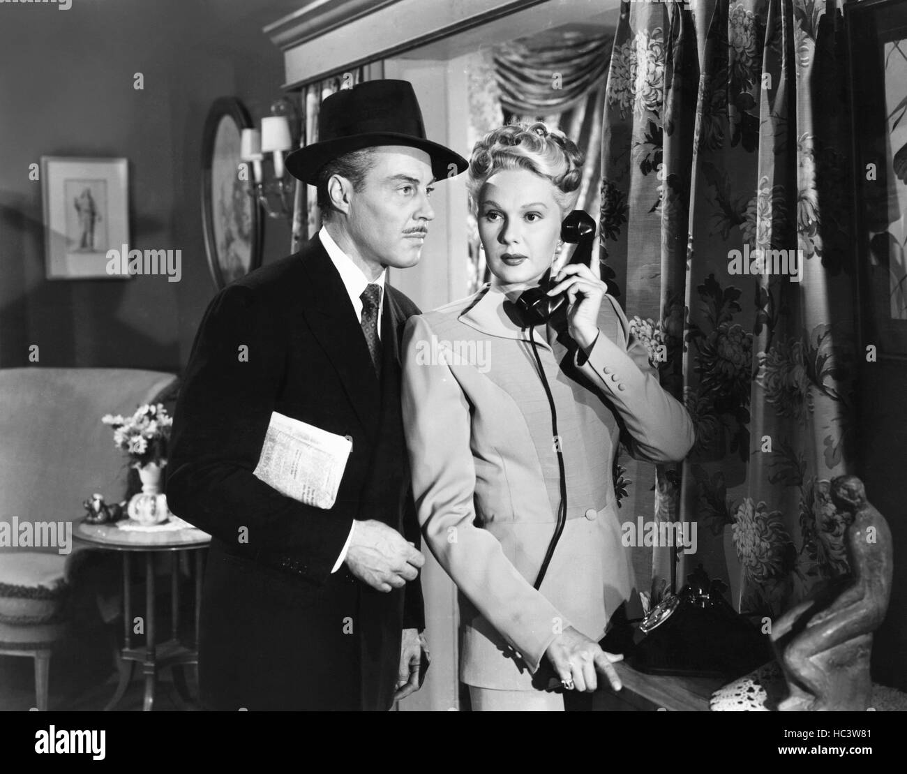 RADAR SECRET SERVICE, from left, John Howard, Adele Jergens, 1950 Stock ...