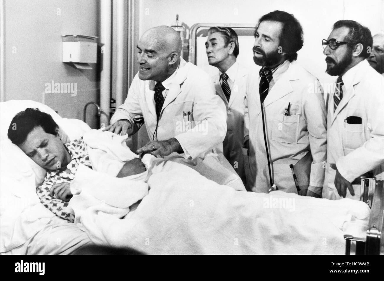 RABBIT TEST, Billy Crystal (left), Keene Curtis (second from left ...