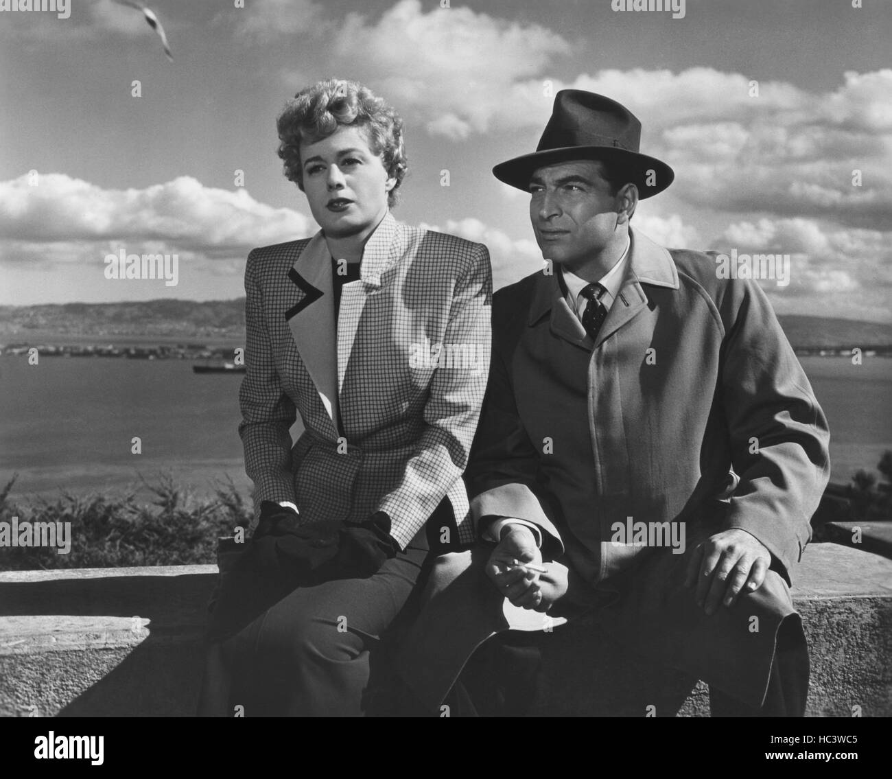 THE RAGING TIDE, from left: Shelley Winters, Stephen McNally, 1951 ...