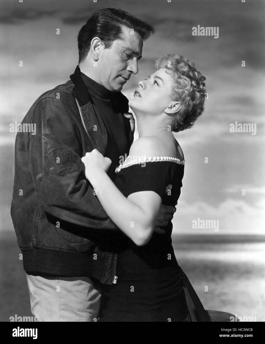THE RAGING TIDE, from left: Richard Conte, Shelley Winters, 1951 Stock ...