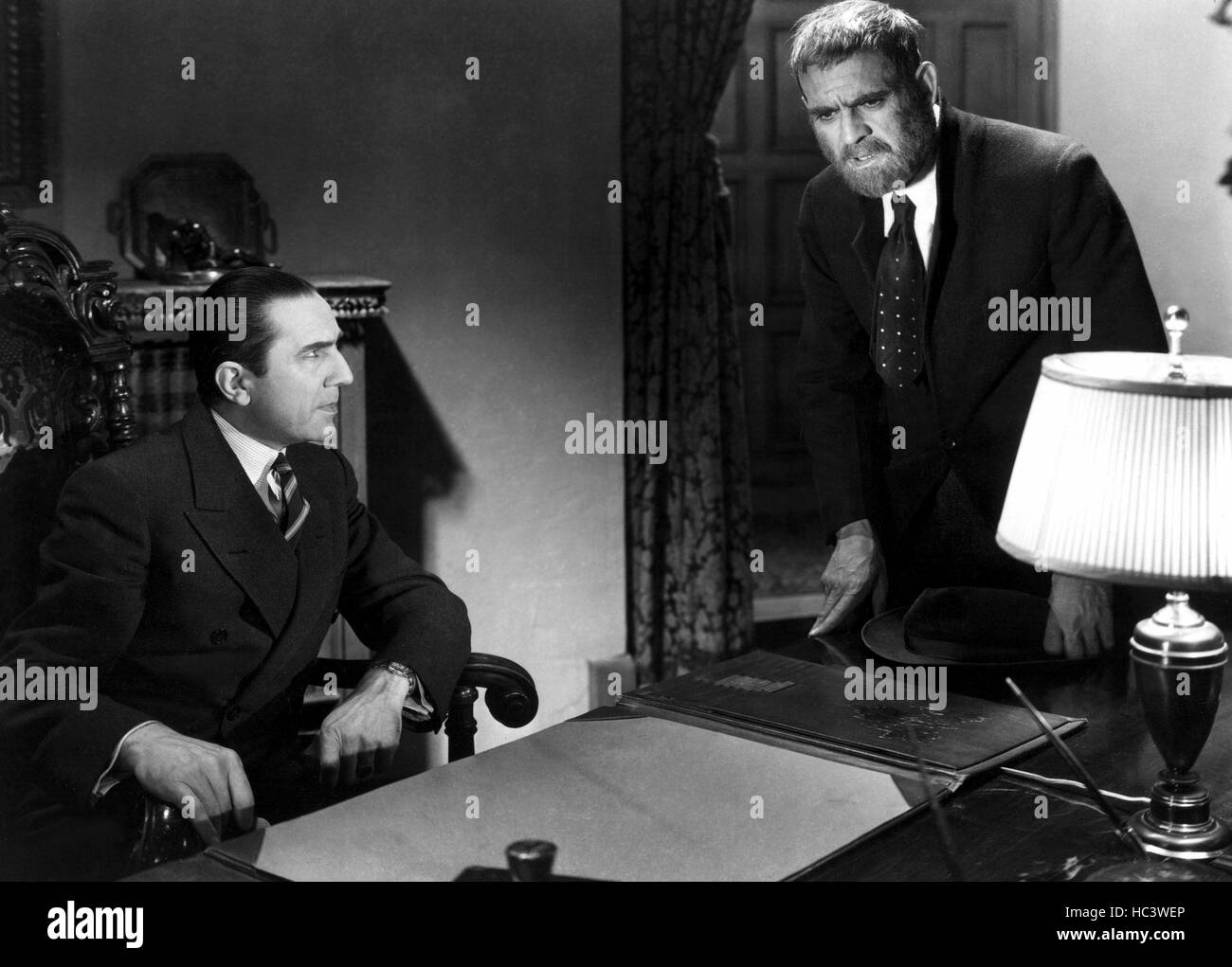 THE RAVEN, from left: Bela Lugosi, Boris Karloff, 1935 Stock Photo - Alamy