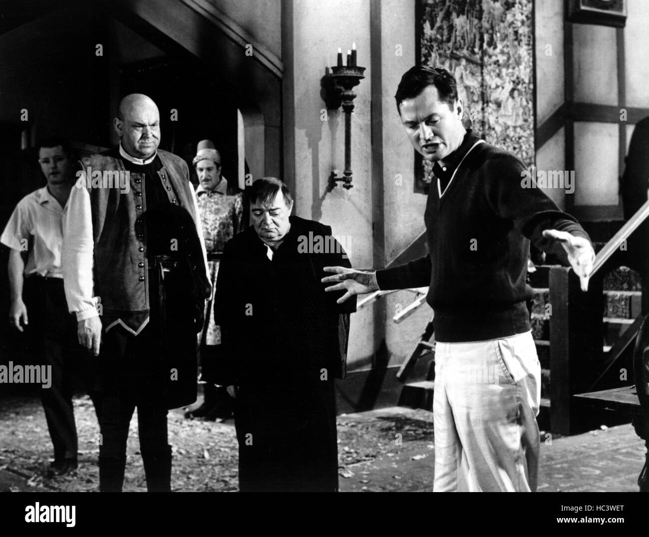 THE RAVEN, Vincent Price, Peter Lorre, Roger Corman, 1963 Stock Photo ...