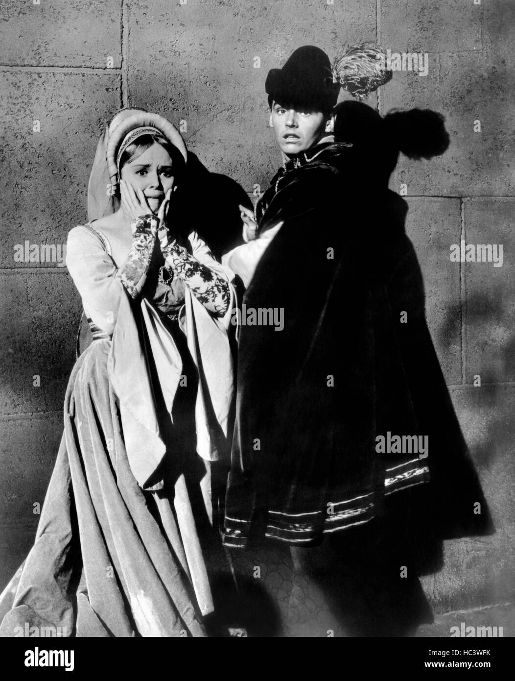 THE RAVEN, from left, Olive Sturgess, Jack Nicholson, 1963 Stock Photo ...