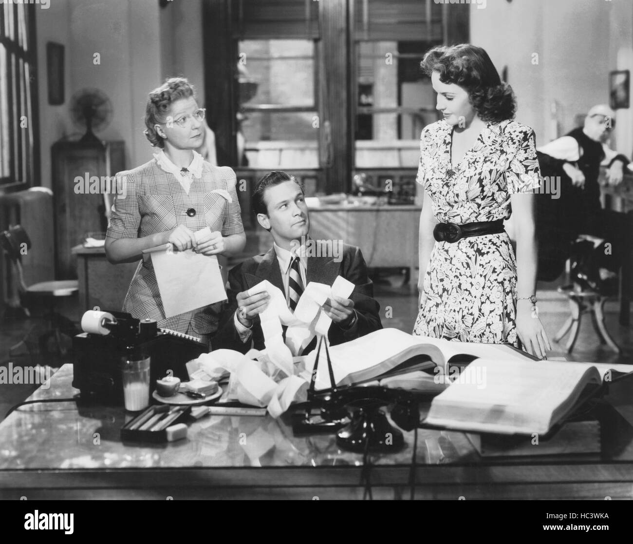 THE REMARKABLE ANDREW, from left: Nydia Westman, William Holden, Ellen ...