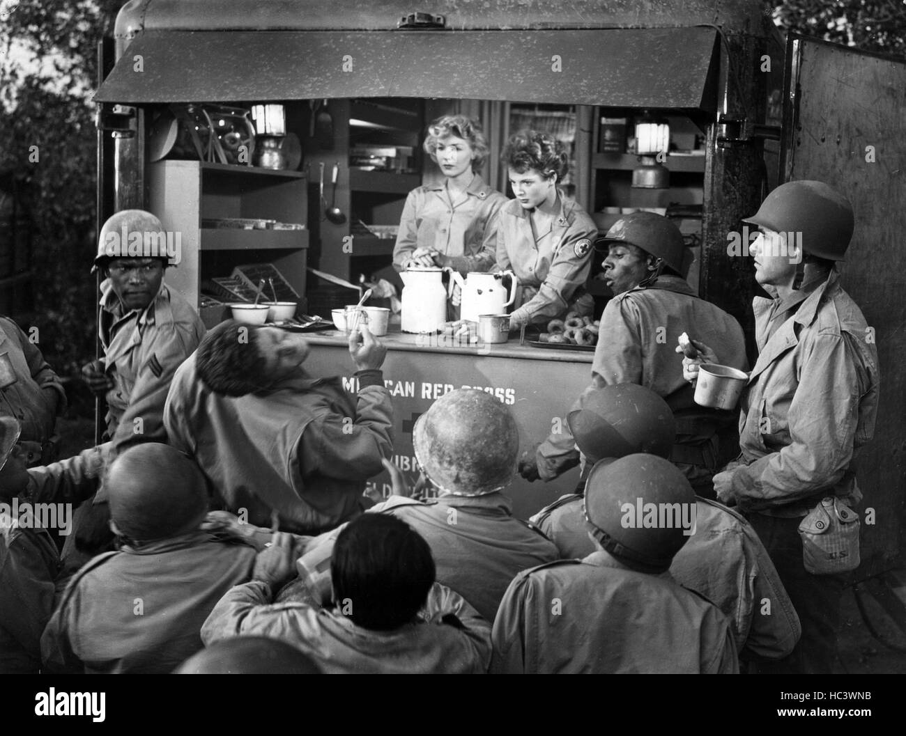 RED BALL EXPRESS, Sidney Poitier, Cindy Garner, Judith Braun, 1952 ...