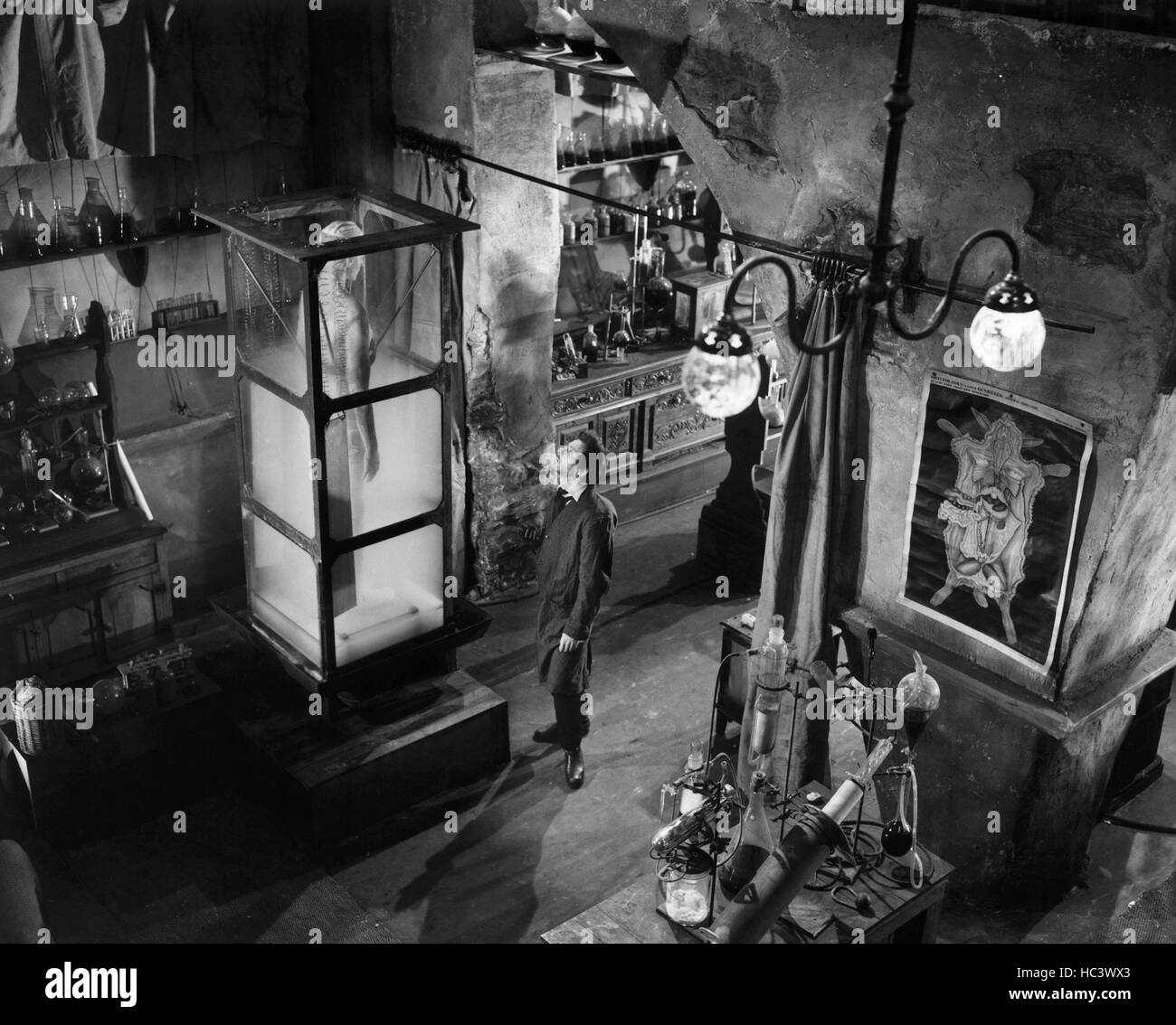 THE REVENGE OF FRANKENSTEIN, Oscar Quitak (center), 1958 Stock Photo ...