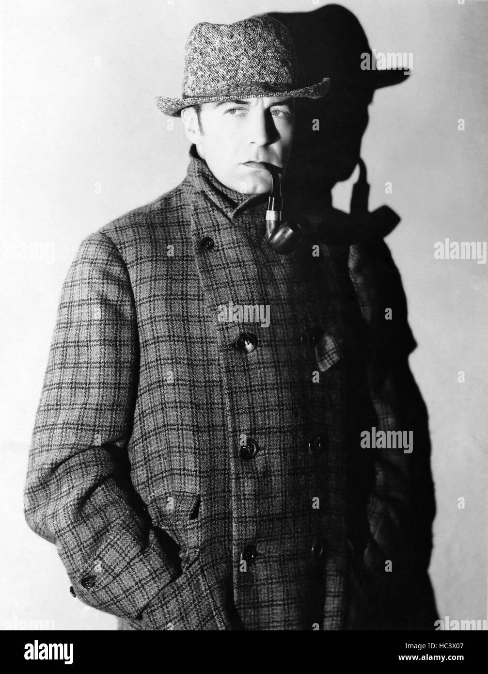 THE RETURN OF SHERLOCK HOLMES, Clive Brook, 1929 Stock Photo - Alamy