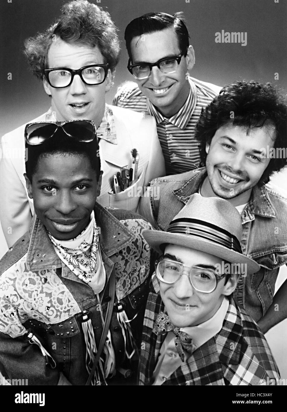 REVENGE OF THE NERDS II, NERDS IN PARADISE, (clockwise from Top L ...