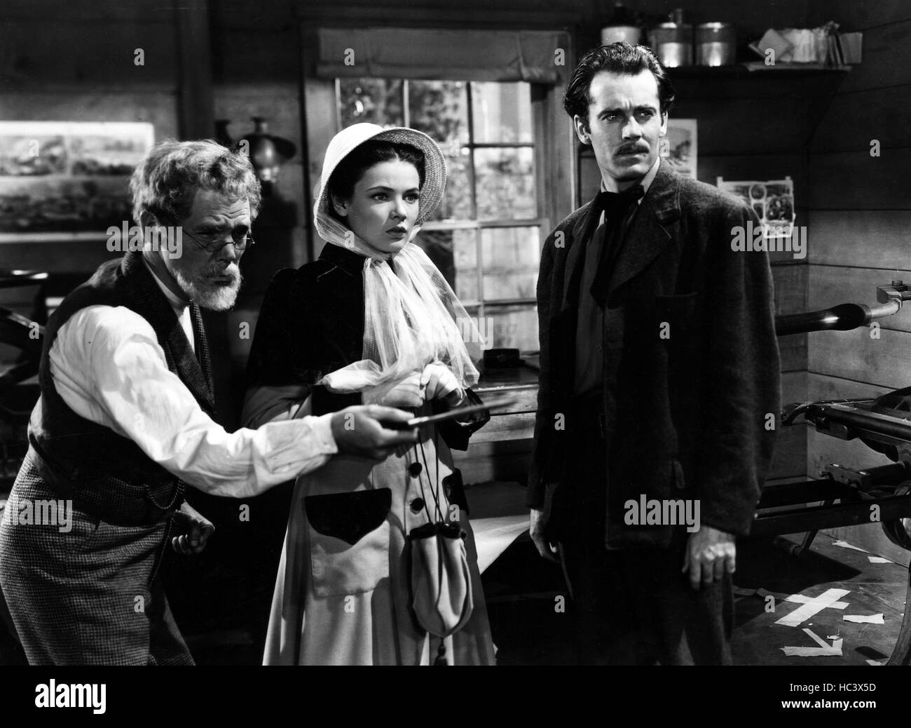 THE RETURN OF FRANK JAMES, Gene Tierney, Henry Fonda, 1940. TM and ...