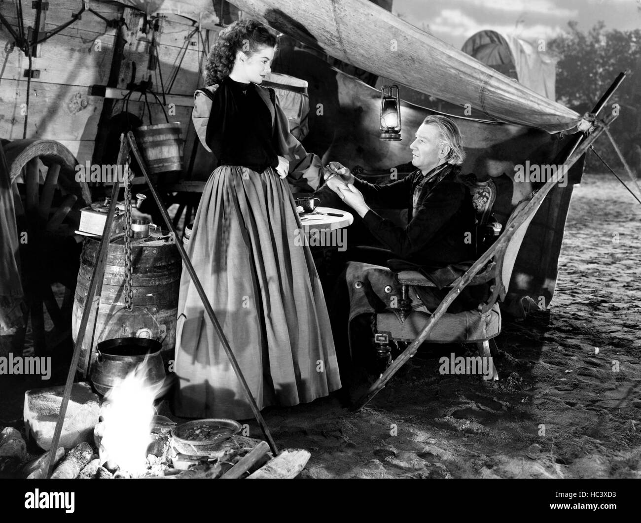 RED RIVER, from left, Joanne Dru, John Wayne, 1948 Stock Photo - Alamy
