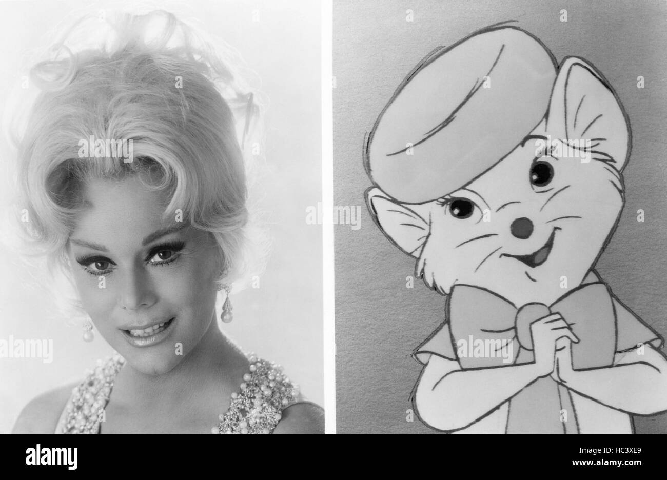 THE RESCUERS, Eva Gabor as the voice of Bianca, 1977 Stock Photo - Alamy